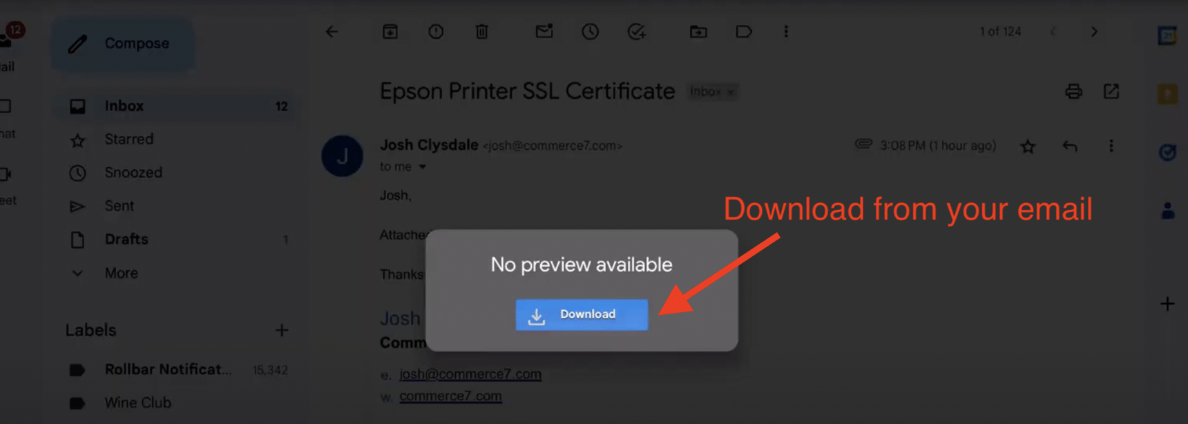 Installing a Self-signed SSL Printer Certificate - iPad